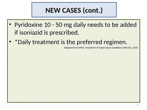 Management Of Tuberculosis Adult Cpg Malaysia Ppt