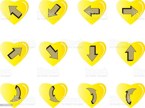 Vector Arrow Series Up Down Left Right Stock Illustration Download Image Now Abstract