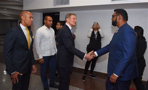 Llega A Rd Presidente De Guyana