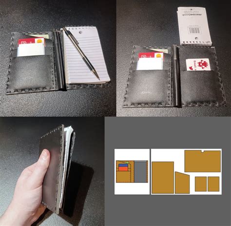 Tried Making My Own Notebook Wallet [oc] R Wallets