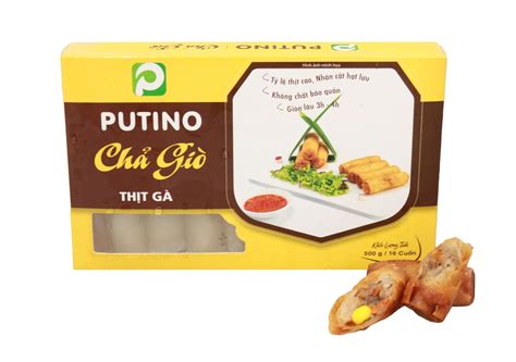 Chả Giò Thịt Gà Putino Food Thực Phẩm Chất Lượng
