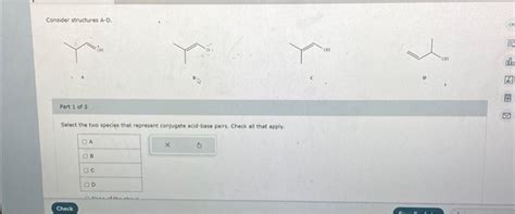 solved consider structures a d pat 1 of 3 the two species