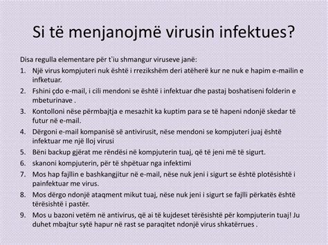 PPT Viruset Dhe Antiviruset Kompjuterike PowerPoint Presentation