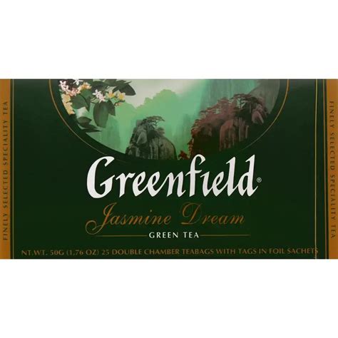 Чай Greenfield Jasmine Dream зелений 25 пакетів по 2 г купити онлайн ...