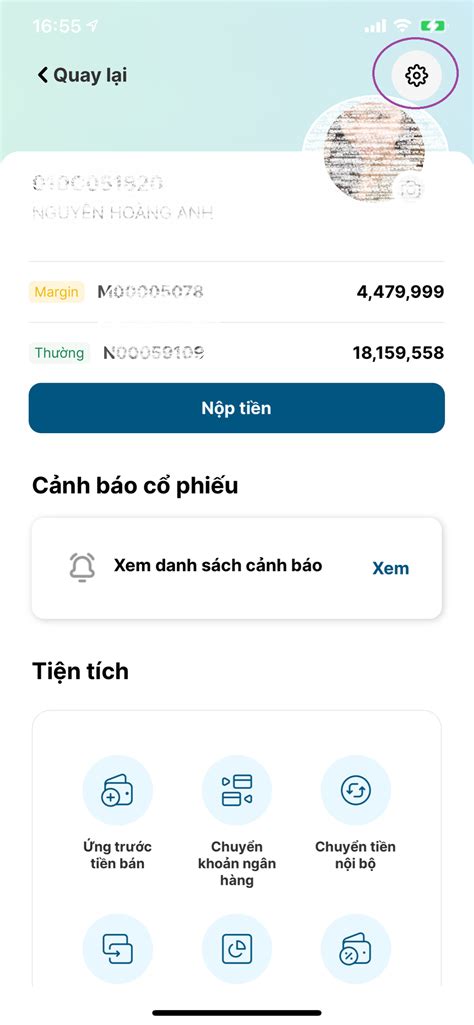 Xem Thông Tin Tài Khoản Alphatrading