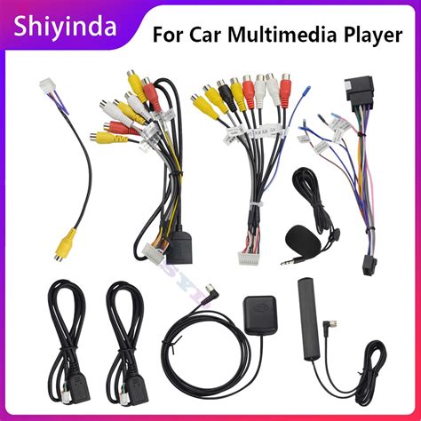 Car Radio Gps Adapter 4g Wifi Iso Output Aux Power Cable Rear View