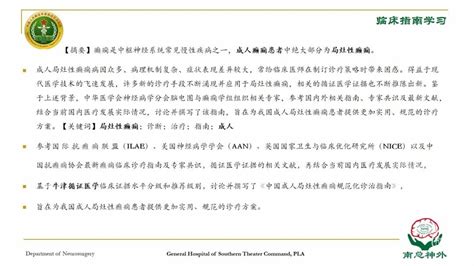 【指南学习】中国成人局灶性癫痫规范化诊疗指南 脑医汇