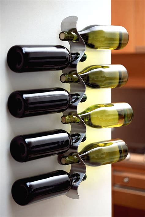 Un Porte Bouteille Design Soportes Para Botellas De Vino Estantes De