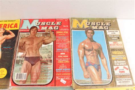 8 Vintage Bodybuilding Magazines Mr America Muscle Mag Muscle Builder