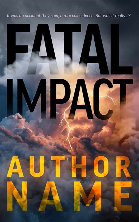 Fatal Impact The Book Cover Designer