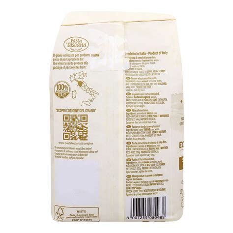 Pasta Toscana Penne Rigate Pasta No98 500 G Online At Best Price