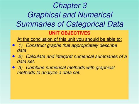 Ppt Chapter 3 Graphical And Numerical Summaries Of Categorical Data