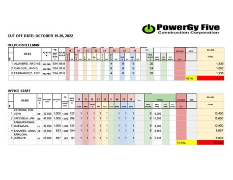 payroll pdf