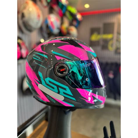 Capacete Ls2 Classic Draze Rosa Shopee Brasil