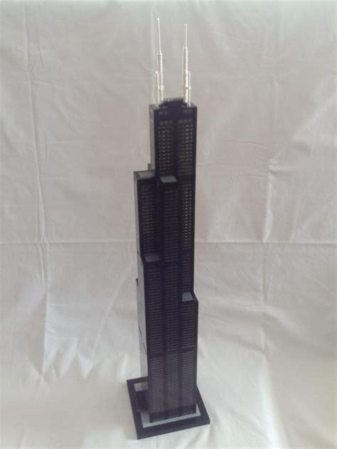 Lego Moc Willis Tower Sears Tower By Bracherli Rebrickable Build