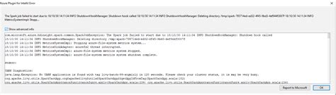[intellij][reportedbyuser] azure plugin for intellij error submit to spark23 cluster fails