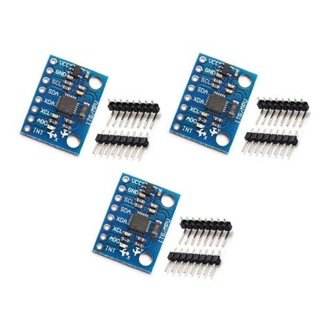 3pcs gy 521 mpu 6050 mpu6050 3 axis accelerometer gyroscope module 6