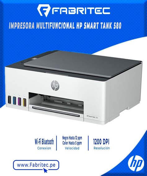 Impresora Multifuncional Hp Smart Tank F Y A Aky Bluetooth Wifi Corporacion Fabritec