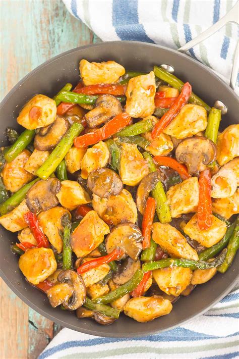 Honey Garlic Chicken Stir Fry 30 Minute Meal Pumpkin N Spice