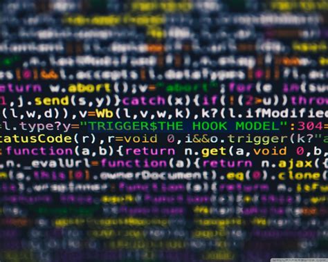 Computer Coding Screen Tilt Shift Background K UHD Wallpaper For UltraHD Desktop And TV
