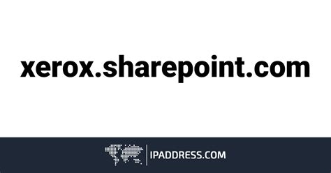 Xerox Sharepoint Com Sign In To Your Account
