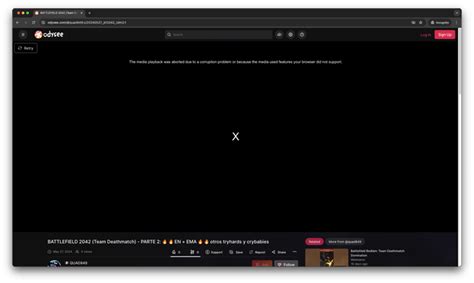 I Am Encountering These Errors But Only On Chrome It Doesnt Matter Whether I Run The Video In