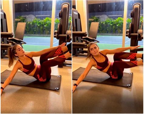 Vídeo Jade Picon mostra barriga sarada em treino pesado