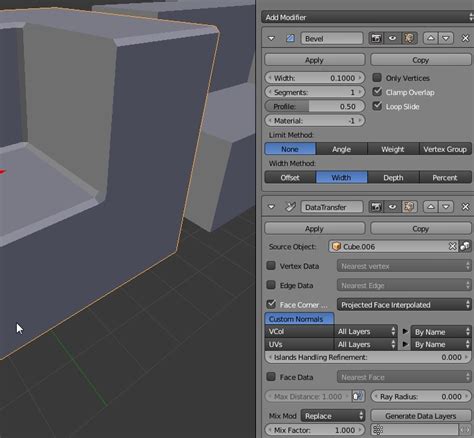 Normals Data Transfer Modifier Cant Get It To Work Blender Stack