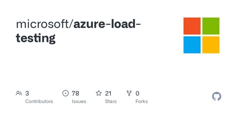 GitHub Microsoft Azure Load Testing