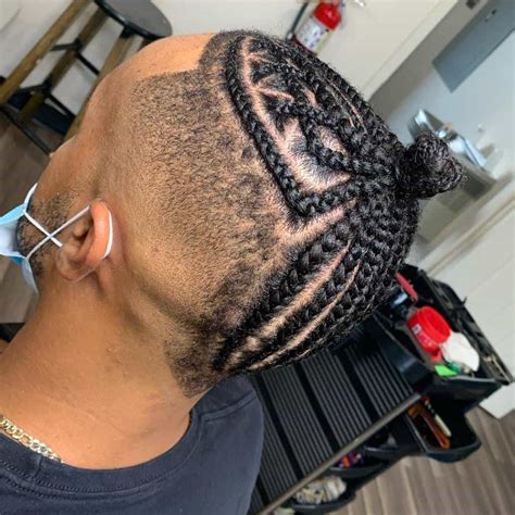 64 Trendy Man Bun Braids Hairstyles