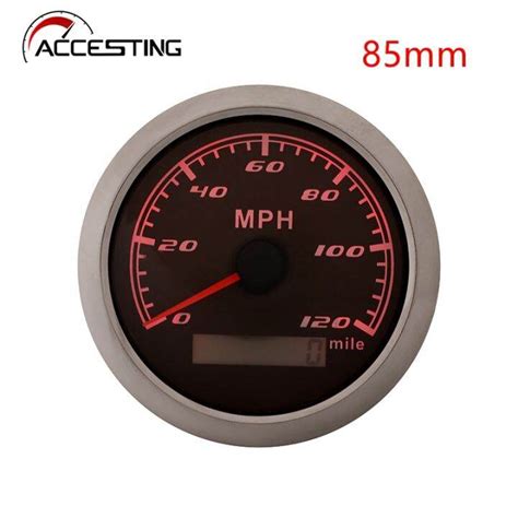 Mm Speedometer Waterproof Speedometer Digital MPH MPH Speedometer Adjustable For Car