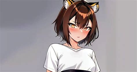 ケモミミ 私の部屋に入る前に真剣にノックしていただけますか Aiジョーイ狼のイラスト Pixiv