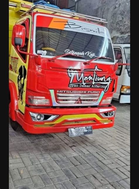 Bumper Model Jetbus Universal Untuk Truk Canter Lazada Indonesia