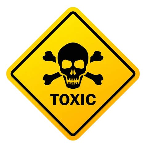 Signo De Precaución De Seguridad Tóxica 2024