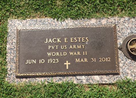 Jack Eugene Estes 1923 2012 Find A Grave Memorial