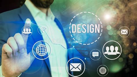 Handwriting Text Writing Design Concept Meaning Plan Drawing Produced To Show Look Function Or