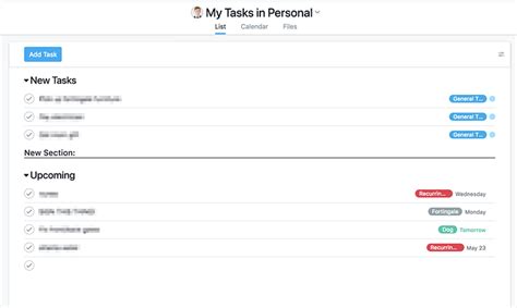My Tasks Tab Section Suggestions Tips And Tricks Asana Forum