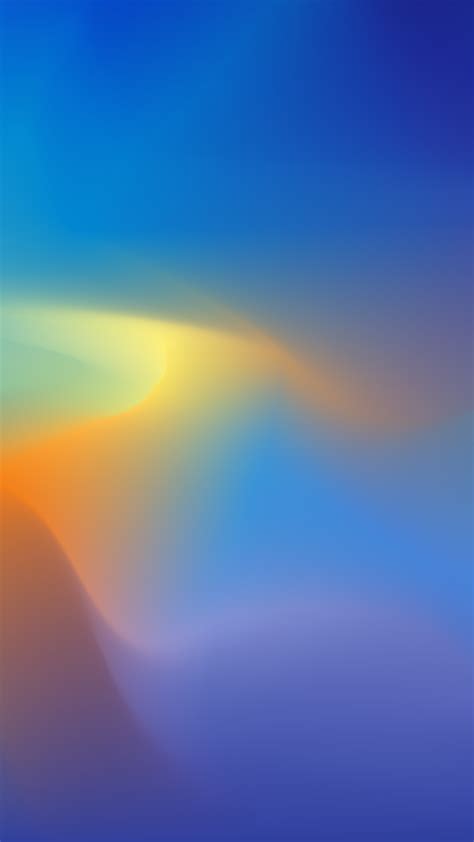 Blue Yellow Gradient Abstract Wallpaper