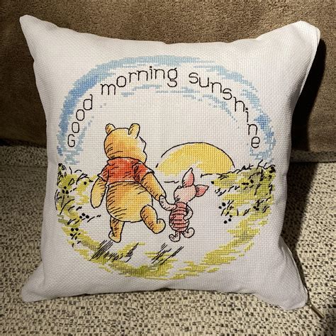 Fo Winnie The Pooh Pillow Kit From Hobbycraft Rcrossstitch