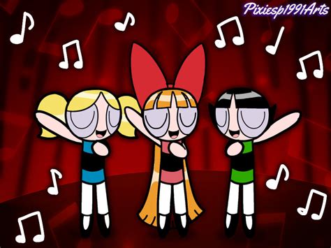 A Powerpuff Singing Trio By Pixiesp1991arts On Deviantart