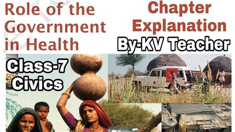 PART 2 Role Of The Government In Health Class 7 Civics NCERT
