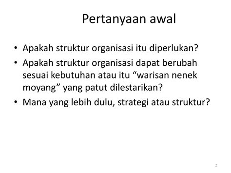 Pengantar Struktur Organisasi Ppt 123445 PPT