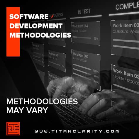 Software Development Methodologies Methodologies May Vary