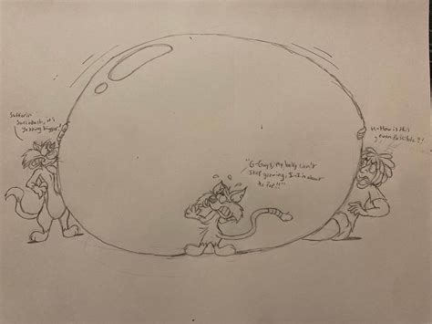 Belly Inflation Situation By Toonsterdraws04 On Deviantart