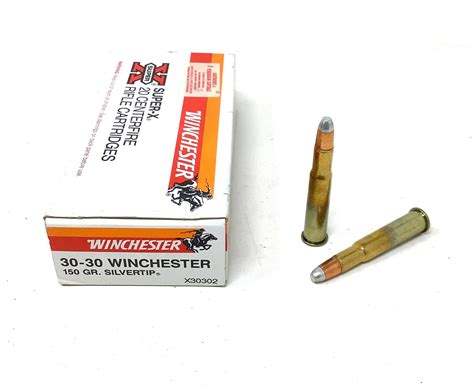 Winchester Super X 30 30 Win 150 Grain Silvertip Ammunition 20 Rounds
