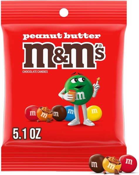 Mandms Mega Peanut Butter Chocolate Candy Sharing Size 8 6