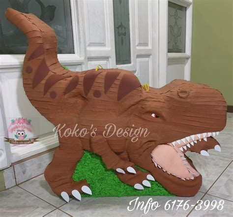 T Rex Pi Ata Tortas De Dinosaurios Pi Atas