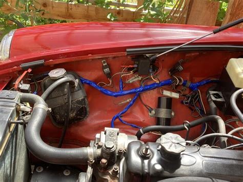 1978 Mgb Requesting Help With Alternator Wire And Electric Fan Mgb