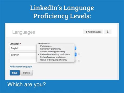 How To Define Your Spanish Language Level On Linkedin