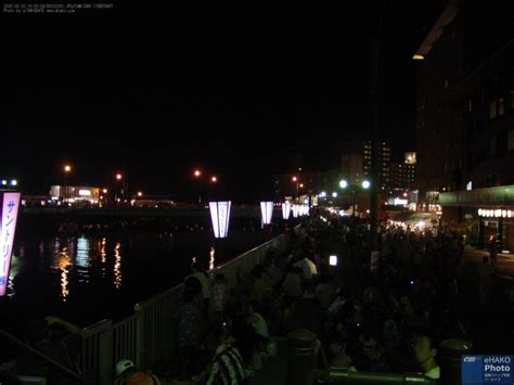 湯の川温泉花火大会 いさり火まつり 2005年8月 函館スナップ写真アーカイブ Ehako Photo